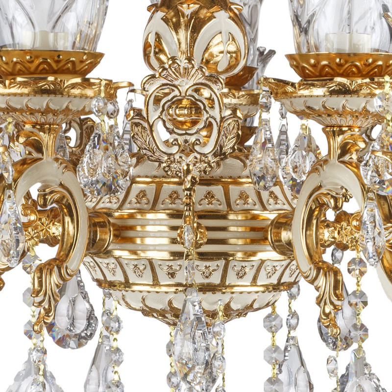 قیمت و خرید لوستر 10 شعله چشمه نور کد S3559/5+5