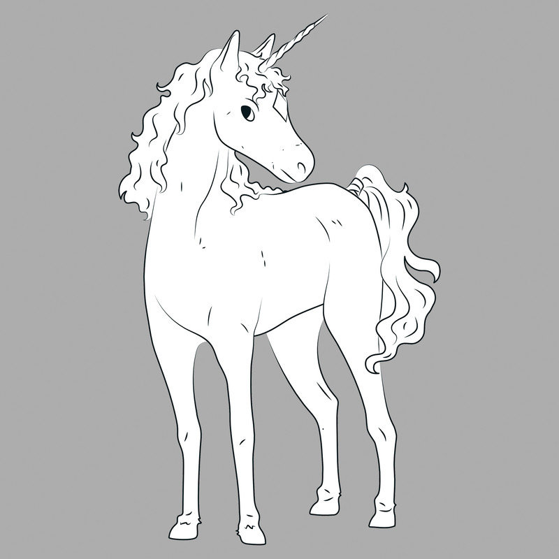 قیمت و خرید استیکر پارچه و لباس مدل dtf طرح یونیکورن کد H15.1063 مجموعه 4 عددی