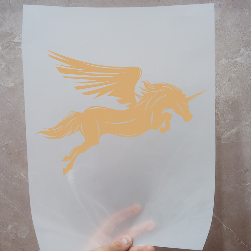 قیمت و خرید استیکر پارچه و لباس مدل dtf طرح یونیکورن کد H15.322 مجموعه 12 عددی