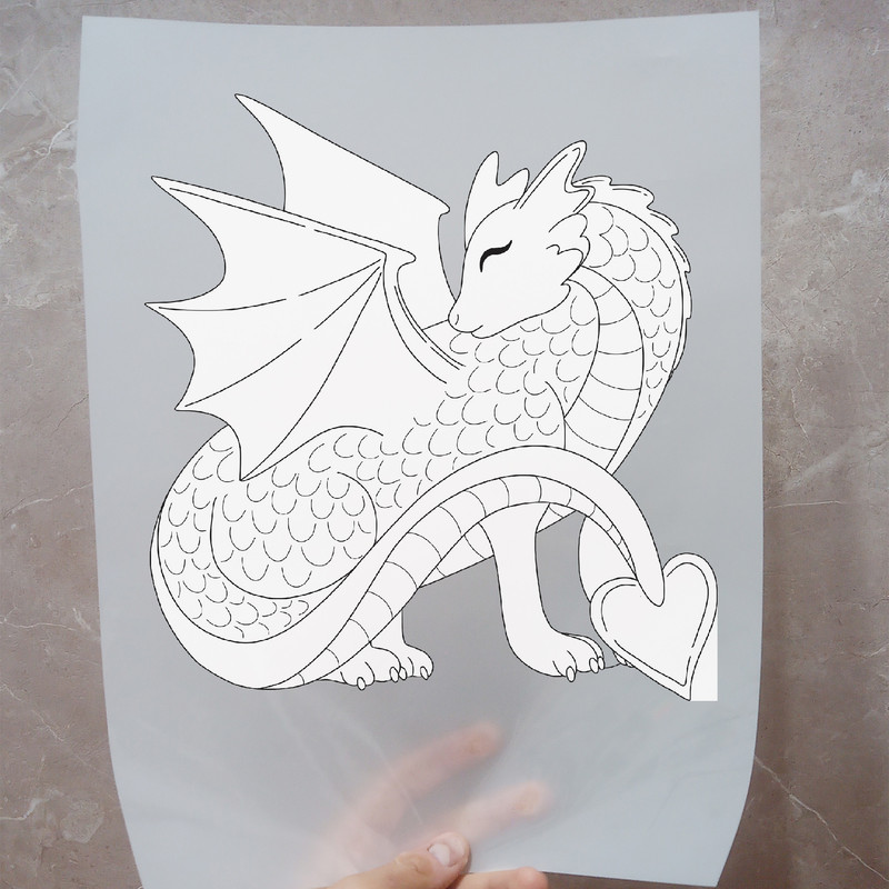 قیمت و خرید استیکر پارچه و لباس مدل dtf طرح یونیکورن کد H15.1053 مجموعه 4 عددی