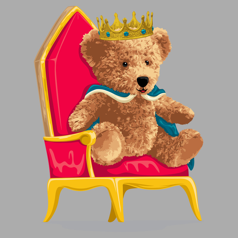 قیمت و خرید استیکر پارچه و لباس مدل dtf طرح تدی کد H15.22 مجموعه 12 عددی