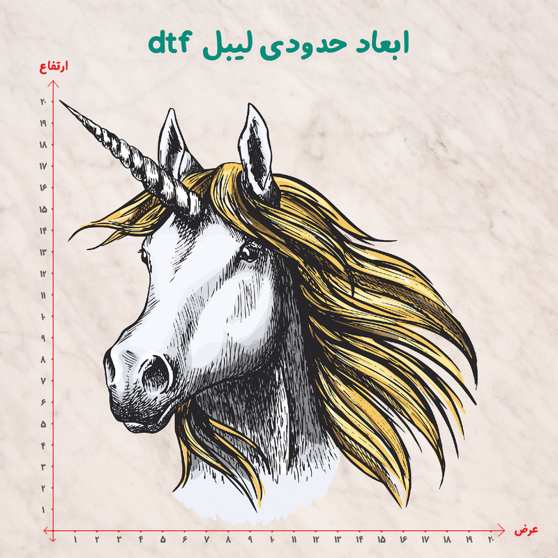 قیمت و خرید استیکر پارچه و لباس مدل dtf طرح یونیکورن کد H20.193 مجموعه 3 عددی