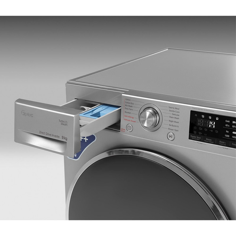 قیمت و خرید ماشین لباسشویی اتوماتیک جی پلاس مدل GWM-P99S ظرفیت 9 کیلوگرم