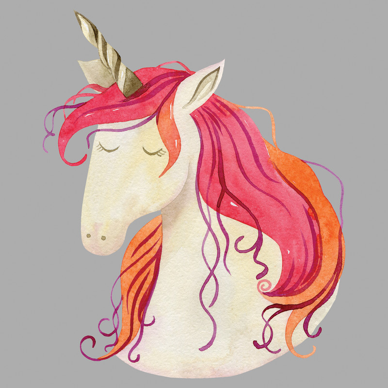 قیمت و خرید استیکر پارچه و لباس مدل dtf طرح یونیکورن کد H20.548 مجموعه 3 عددی