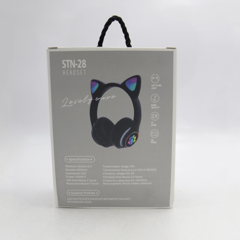 قیمت و خرید هدست بی سیم مدل گربه ای کد YPM-STN-28