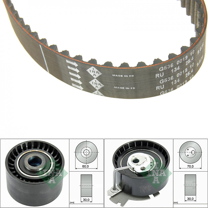 قیمت و خرید کیت تسمه تایم آی ان آ مدل NFU مناسب برای پژو 206 TU5