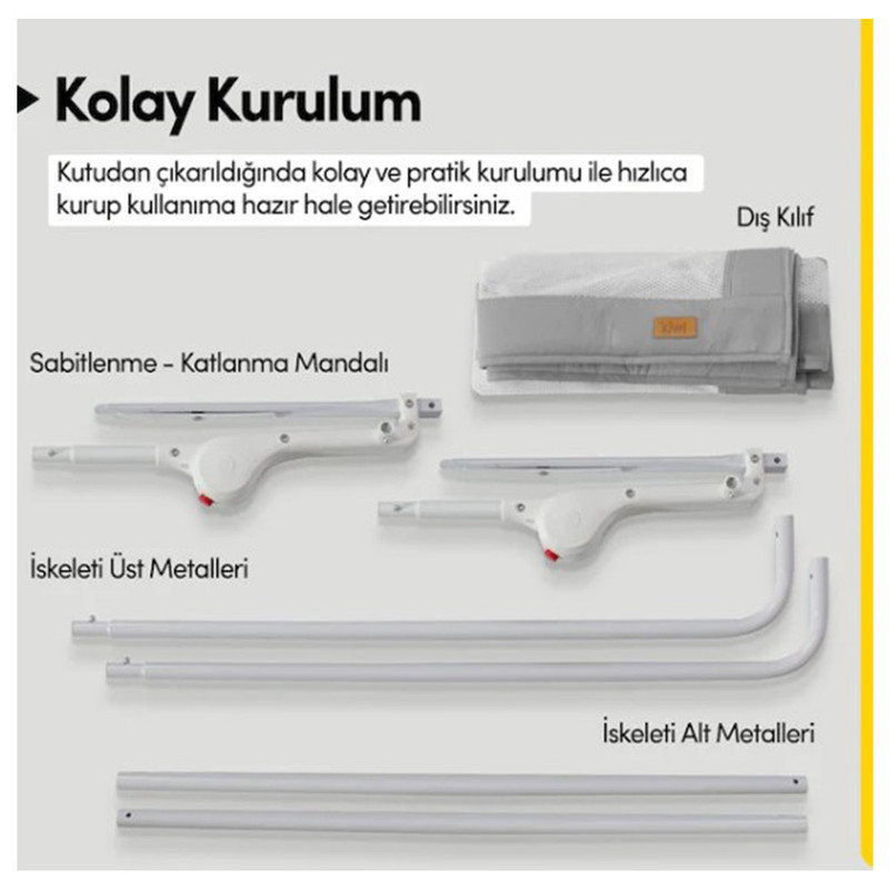 قیمت و خرید محافظ تخت کودک کیوی مدل Extra 150