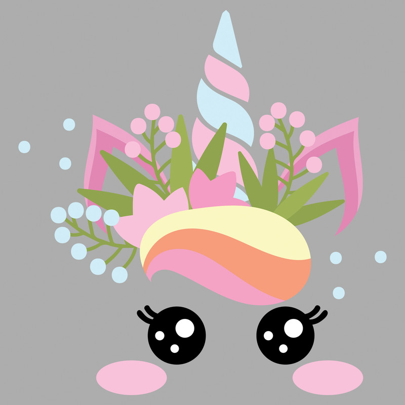 قیمت و خرید استیکر پارچه و لباس مدل dtf طرح یونیکورن کد H15.116 مجموعه 4 عددی