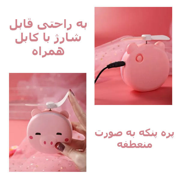 قیمت و خرید پنکه شارژی مدل خوک