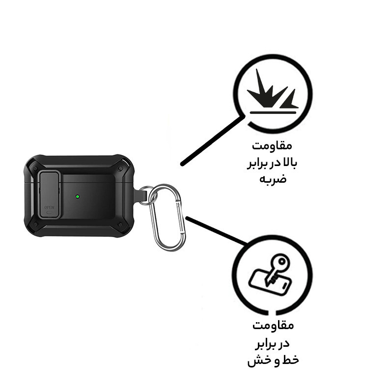 قیمت و خرید کاور اگشل مدل قفل دار کد 002 مناسب برای کیس اپل ایرپاد پرو 2