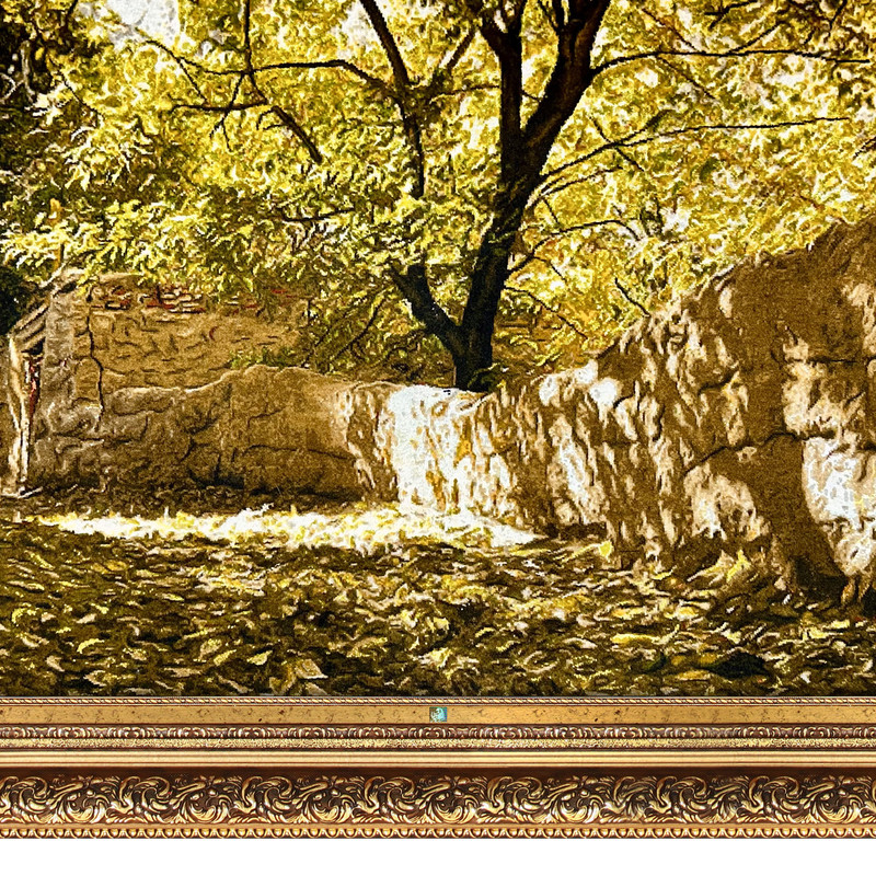 قیمت و خرید تابلو فرش دستباف فرش میرنظامی مدل کوچه باغ و سایه کد 1722