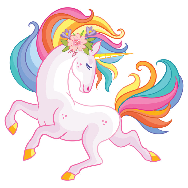 قیمت و خرید استیکر پارچه و لباس مدل dtf طرح یونیکورن کد H15.271 مجموعه 4 عددی