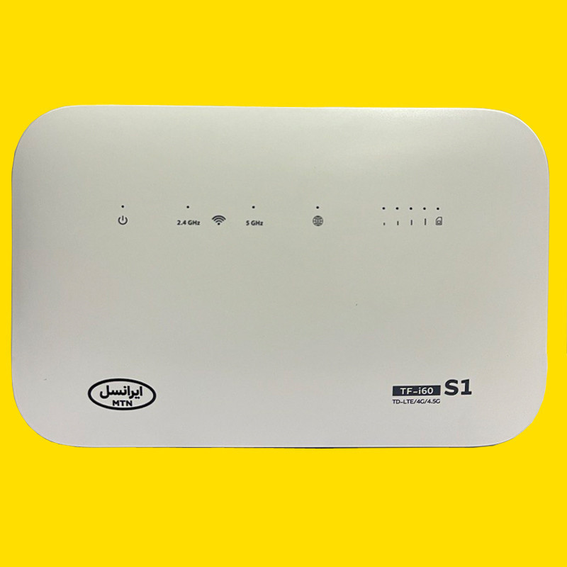 قیمت و خرید مودم روتر بی سیم 4G LTE ایرانسل مدل TF-I60 S1 به همراه سیم کارت 10 گیگابایت