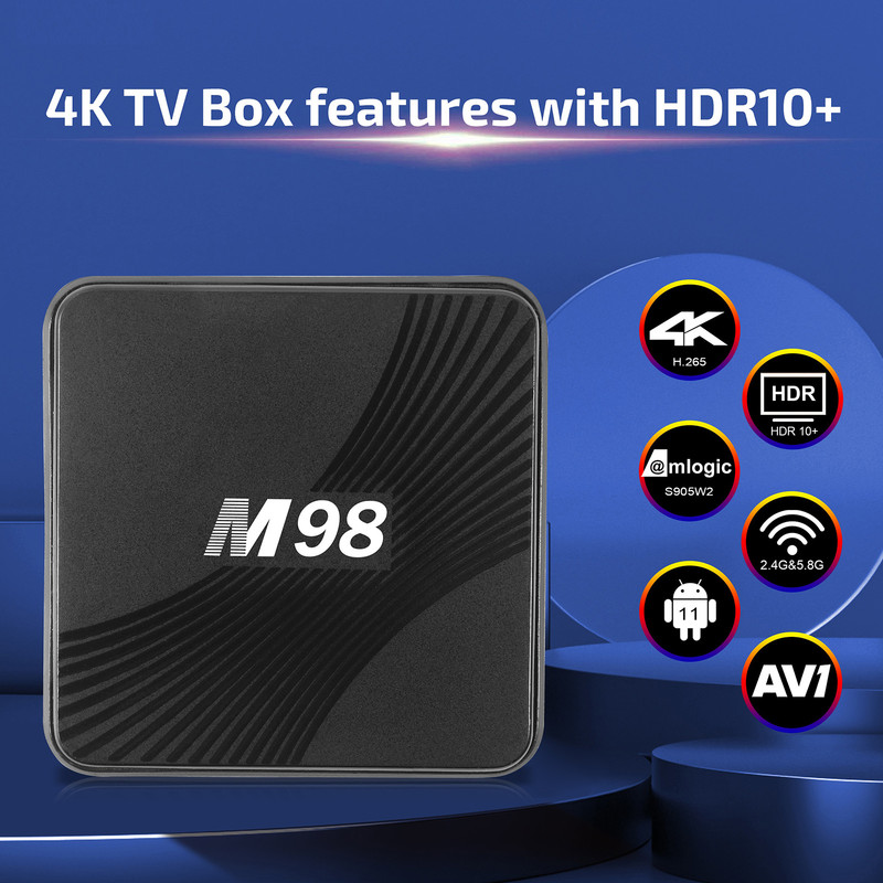 قیمت و خرید اندروید باکس مدل M98 به همراه کیبورد هوشمند