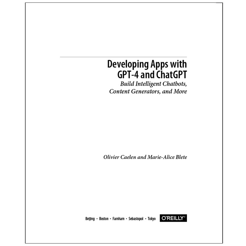 قیمت و خرید کتاب Developing Apps With Gpt 4 And Chatgpt اثر Olivier