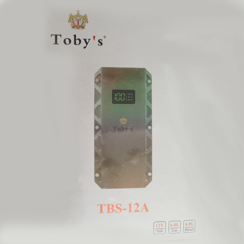 قیمت و خرید جامپ استارتر خودرو توبیز مدل TBS-12A ظرفیت 12000میلی آمپر ساعت