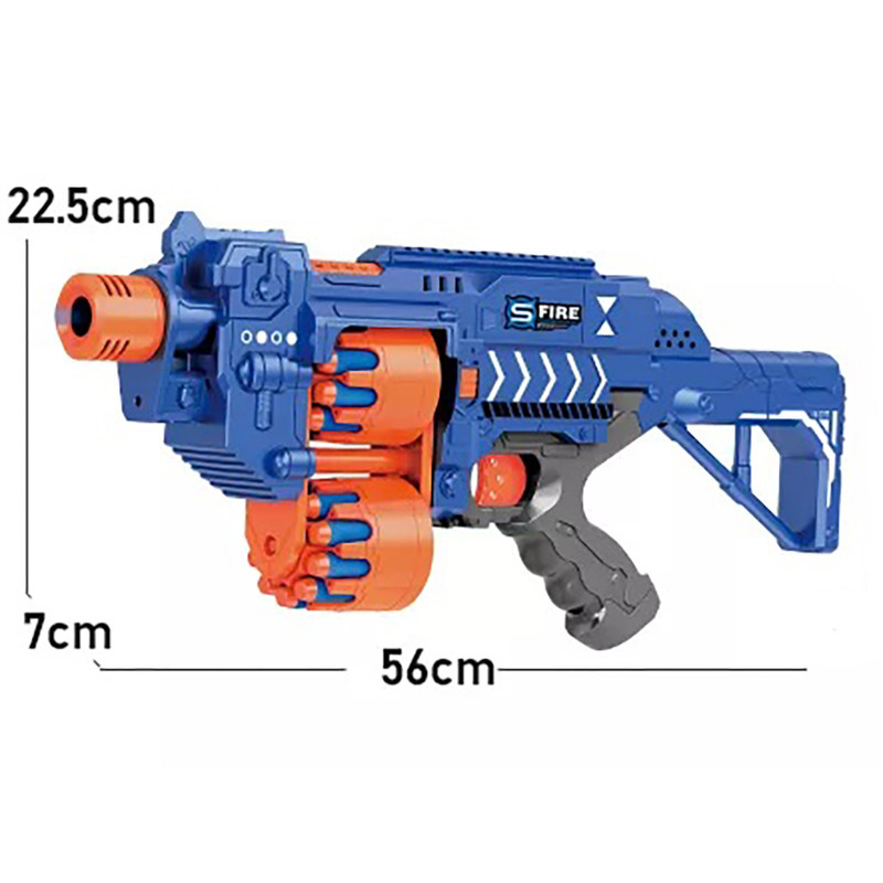 قیمت و خرید تفنگ بازی مدل مسلسل تیر اسفنجی کد Epic Rage gun G1A