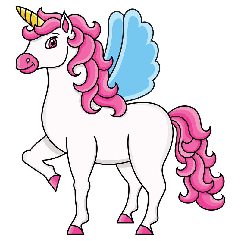 قیمت و خرید استیکر پارچه و لباس مدل dtf طرح یونیکورن کد H20.694 مجموعه 3 عددی