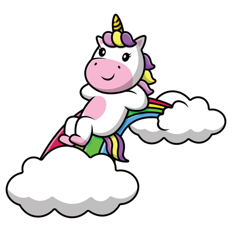 قیمت و خرید استیکر پارچه و لباس مدل dtf طرح یونیکورن کد H20.700 مجموعه 3 عددی