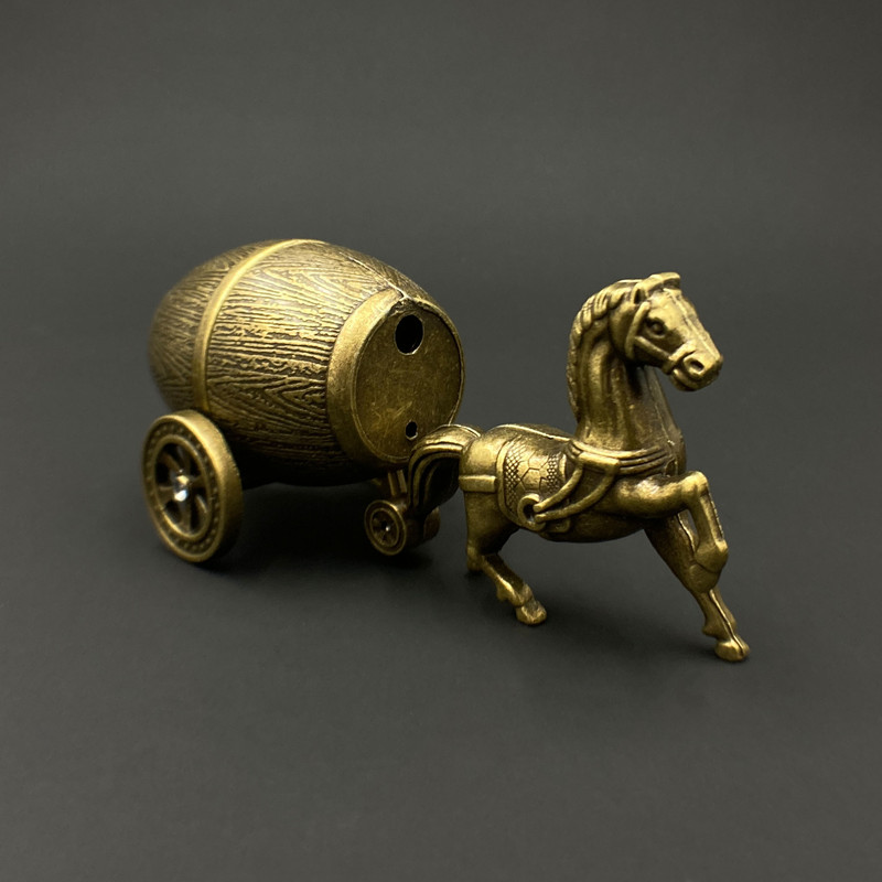 قیمت و خرید فندک مدل دکوری طرح اسب ارابه کد DKD-1177