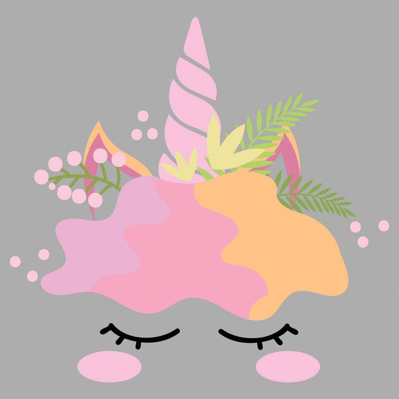 قیمت و خرید استیکر پارچه و لباس مدل dtf طرح یونیکورن کد H20.119 مجموعه 6 عددی