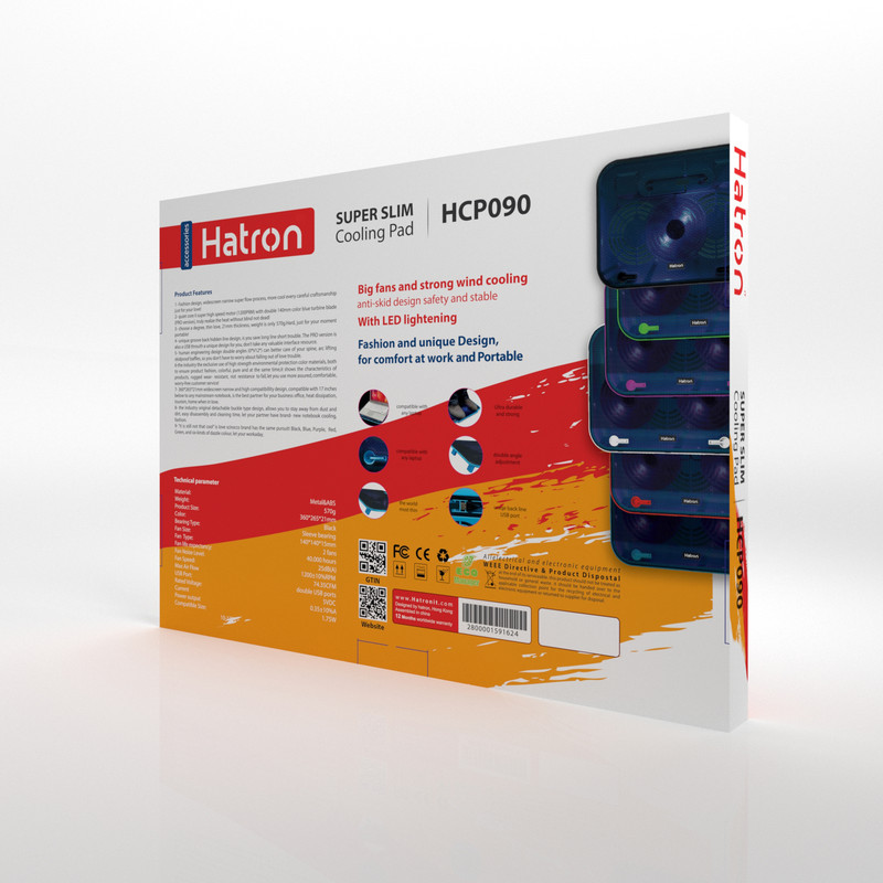 قیمت و خرید پایه خنک کننده لپ تاپ هترون مدل HCP090