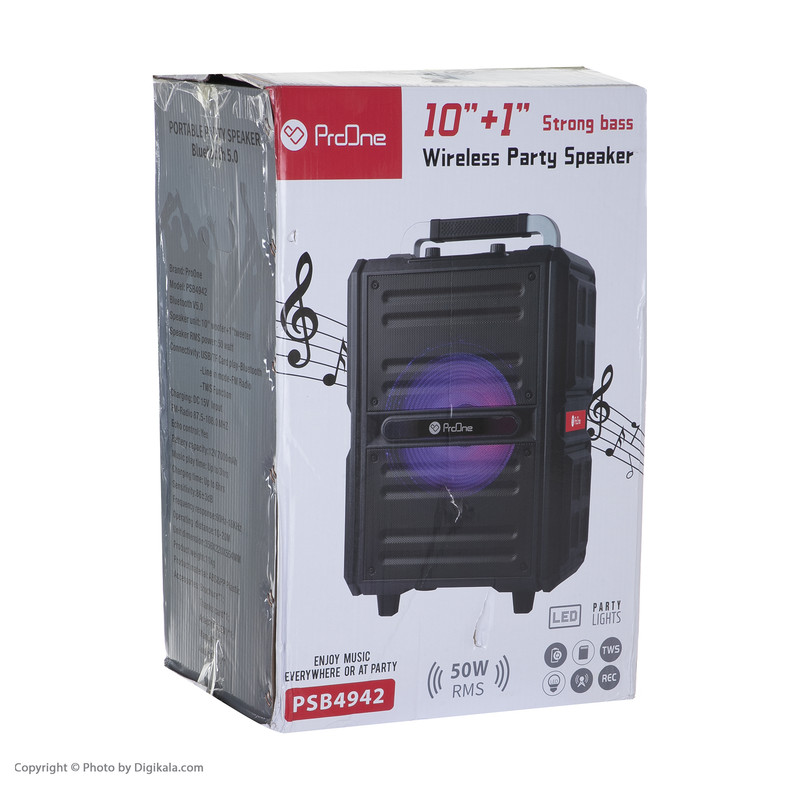 قیمت و خرید اسپیکر بلوتوثی قابل حمل پرووان مدل PSB4942
