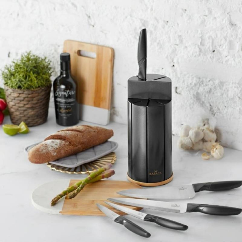 قیمت و خرید سرویس چاقو آشپزخانه 6 پارچه کاراجا مدل Retro کد 153.03.06.1743