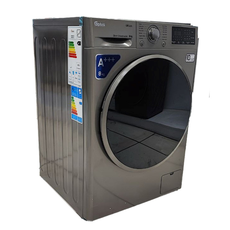 قیمت و خرید ماشین لباسشویی جی پلاس مدل GWM-P870S ظرفیت 8 کیلوگرم
