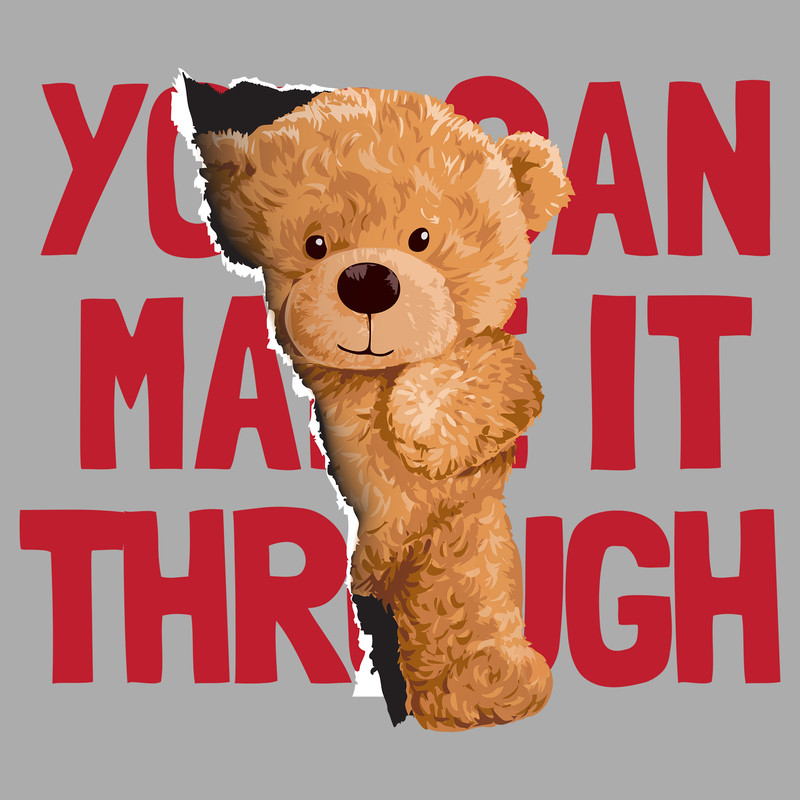 قیمت و خرید استیکر پارچه و لباس مدل dtf طرح تدی کد H15.123 مجموعه 12 عددی