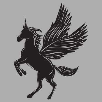 قیمت و خرید استیکر پارچه و لباس مدل dtf طرح یونیکورن کد H20.1188 مجموعه 3 عددی