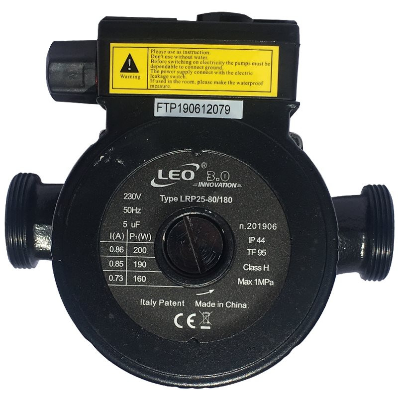 قیمت و خرید پمپ سیرکولاتور لئو مدل LRP25-80/180