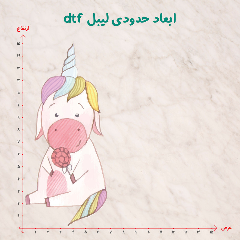 قیمت و خرید استیکر پارچه و لباس مدل dtf طرح یونیکورن کد H15.518 مجموعه 4 عددی