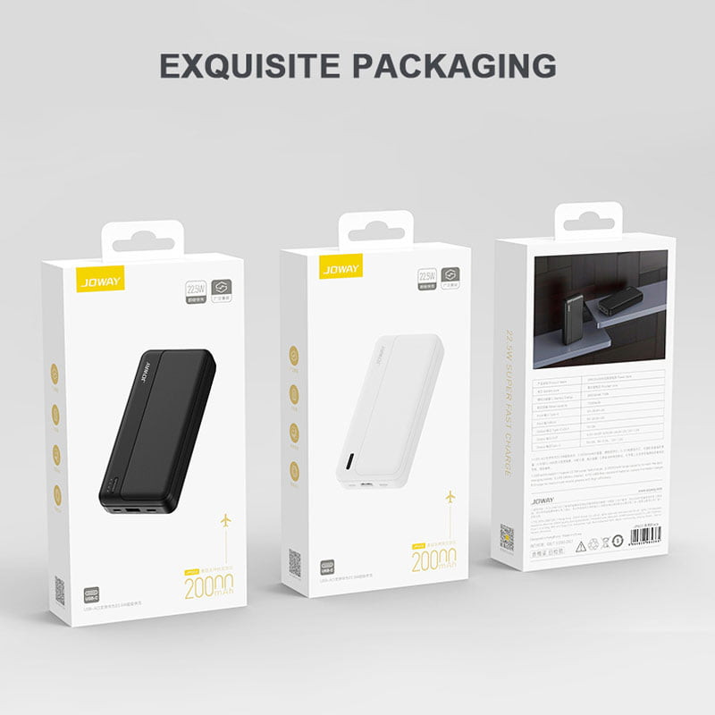 قیمت و خرید پاوربانک جووی مدل jp502 ظرفیت 20000 میلی آمپر
