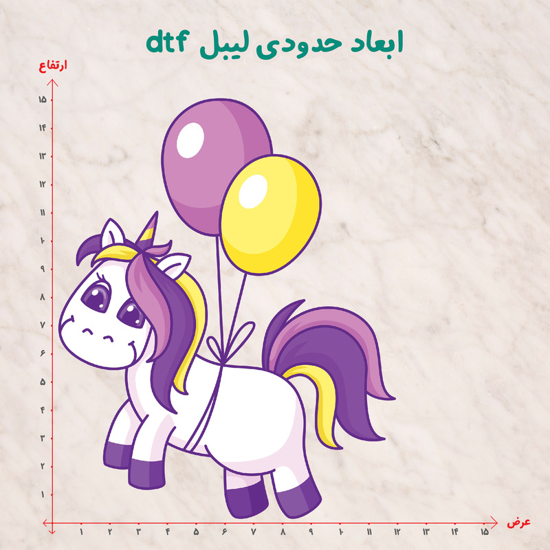 قیمت و خرید استیکر پارچه و لباس مدل dtf طرح یونیکورن کد H15.613 مجموعه 4 عددی