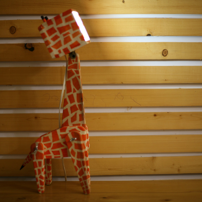 قیمت و خرید آباژور رومیزی کودک مدل زرافه