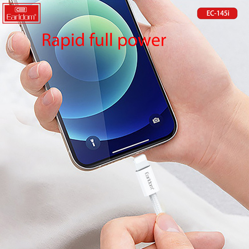 قیمت و خرید کابل تبدیل Usb به Usb C ارلدام مدل Ec 145c 5a طول 1 متر