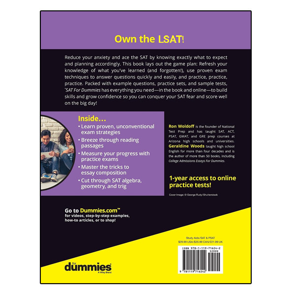 قیمت و خرید کتاب LSAT for Dummies 2021 اثر Scott A. Hatch انتشارات نبض دانش