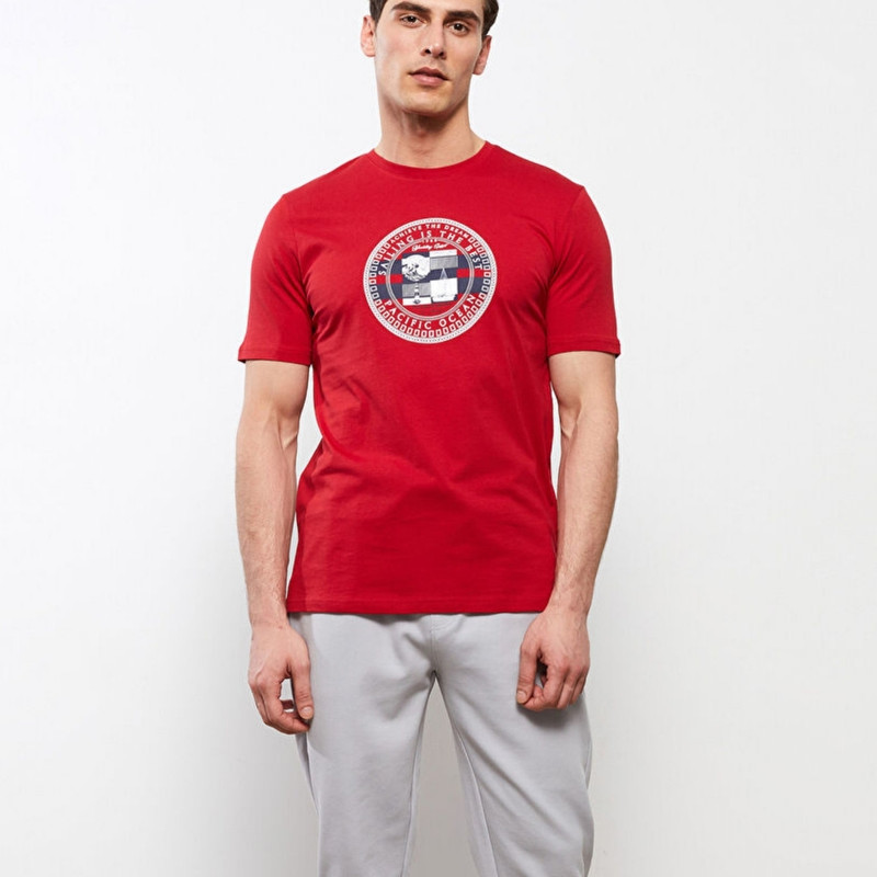 قیمت و خرید تی شرت آستین کوتاه مردانه ال سی وایکیکی مدل سوپر پنبه ...