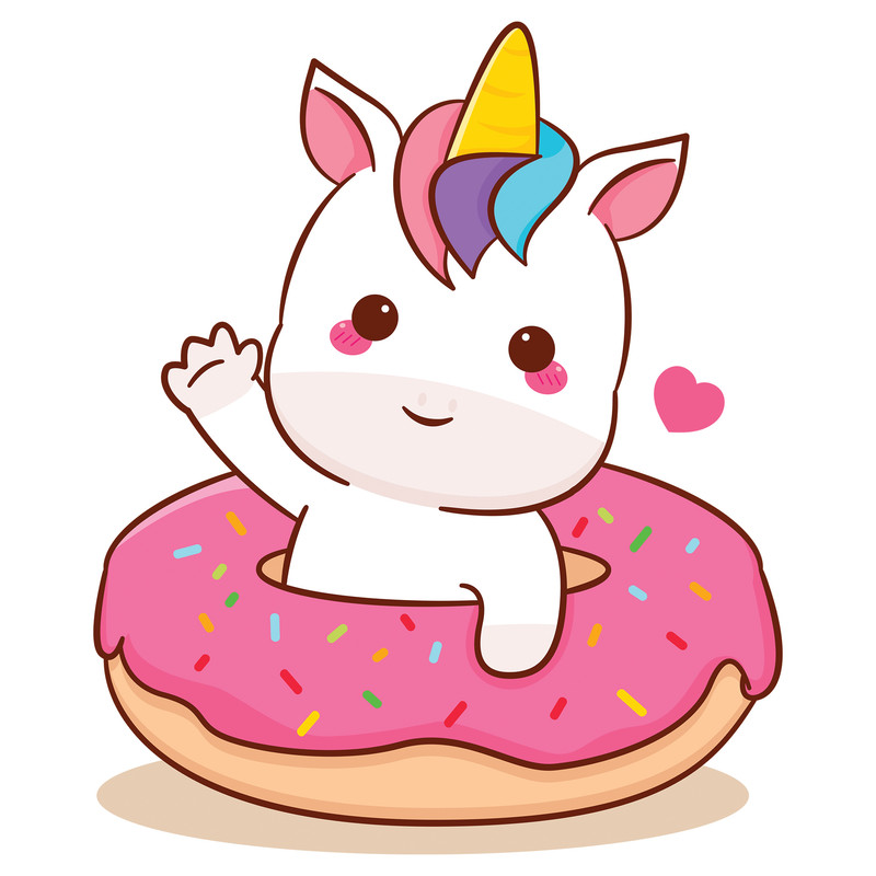 قیمت و خرید استیکر پارچه و لباس مدل dtf طرح یونیکورن کد H15.570 مجموعه 4 عددی