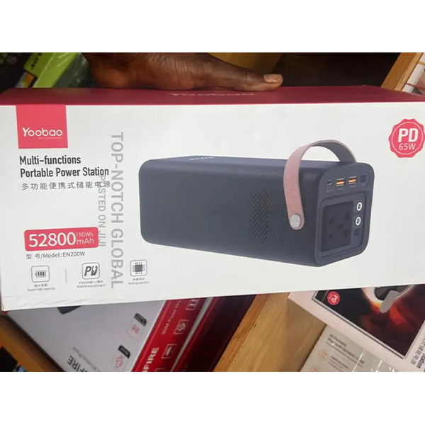قیمت و خرید پاوربانک یوبائو مدل EN200W PD ظرفیت 52800 میلی آمپر ساعت