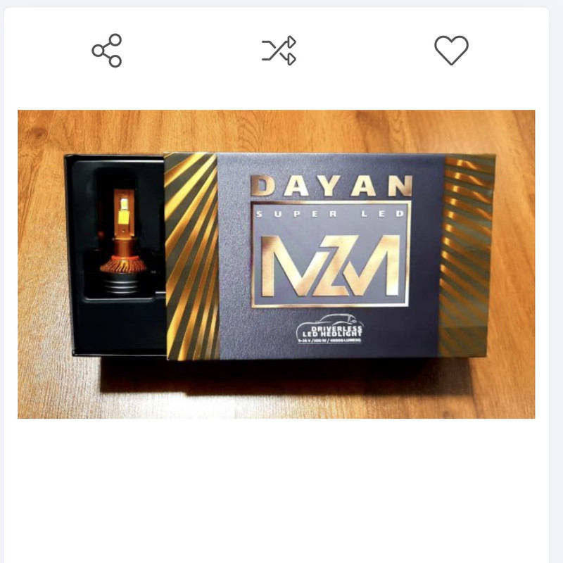 قیمت و خرید هدلايت ام زد ام مدل DAYAN كد H1