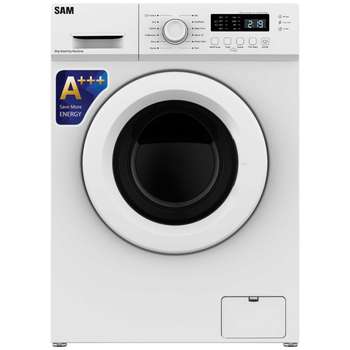 قیمت و خرید ماشین لباسشویی سام الکترونیک مدل UN-Q1225/W ظرفیت 8 کیلوگرم