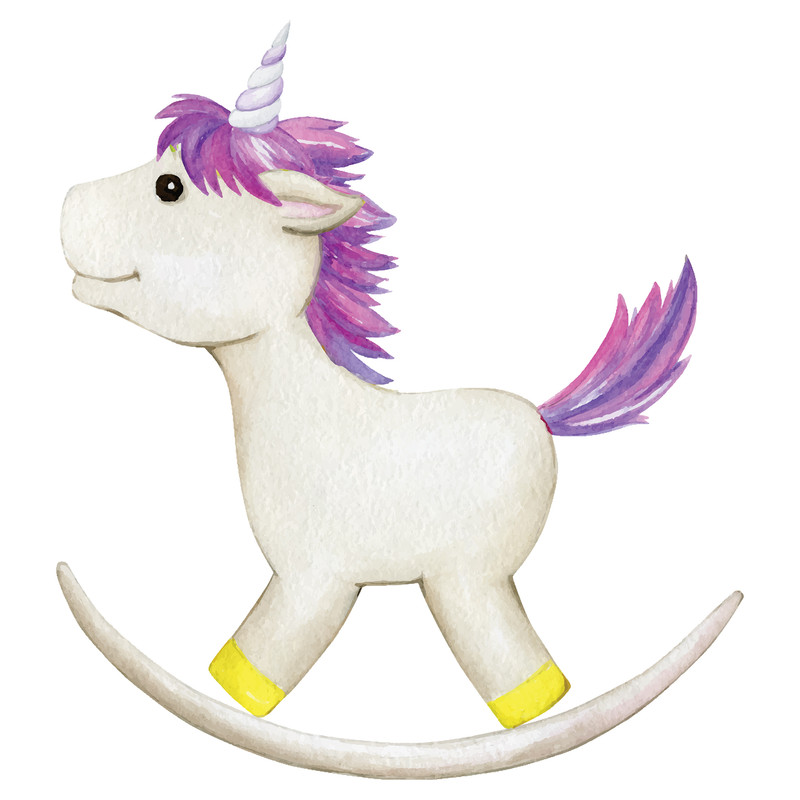 قیمت و خرید استیکر پارچه و لباس مدل dtf طرح یونیکورن کد H20.527 مجموعه 3 عددی