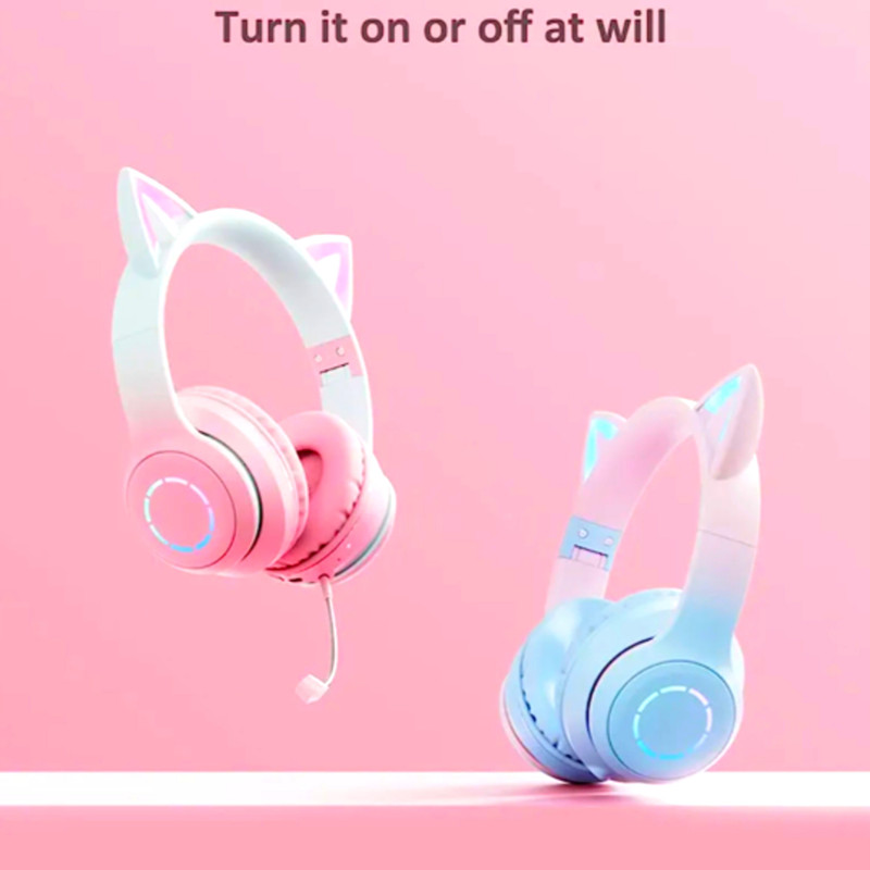 قیمت و خرید هدفون بلوتوثی مدل STN-07 طرح Cat