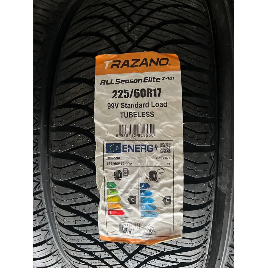 قیمت و مشخصات لاستیک خودرو ترازانو مدل Z401 سایز 225/60/17 -دو حلقه - زیراکو