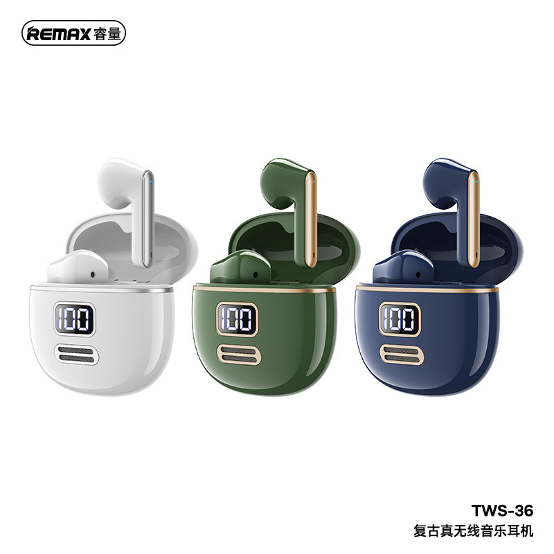 قیمت و خرید هدفون بلوتوثی ریمکس مدل TWS36 V5.3