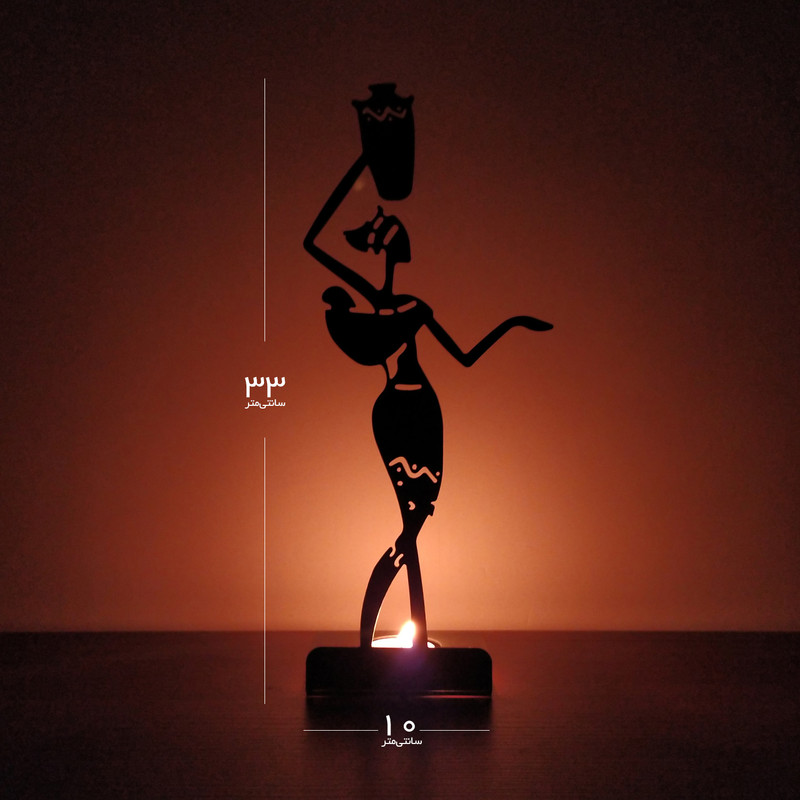 قیمت و خرید جاشمعی دلامور مدل آفریقایی 5