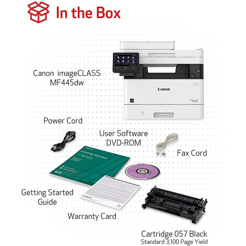 قیمت و خرید پرینتر چند کاره لیزری کانن مدل imageCLASS MF445dw