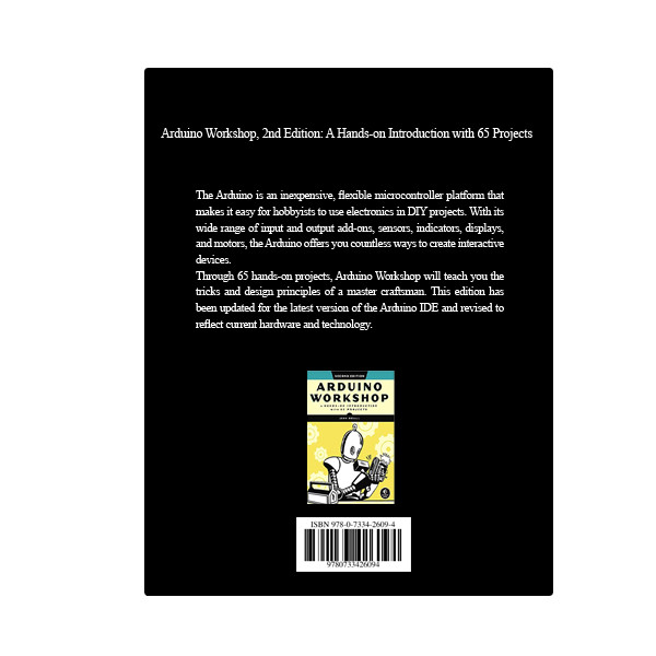 قیمت و خرید کتاب Arduino Workshop 2nd Edition A Hands On Introduction